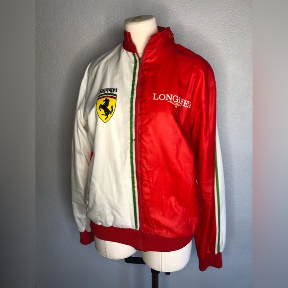 Ferrari | Jackets & Coats | Vintage 8s Longines Ferrari Windbreaker ...